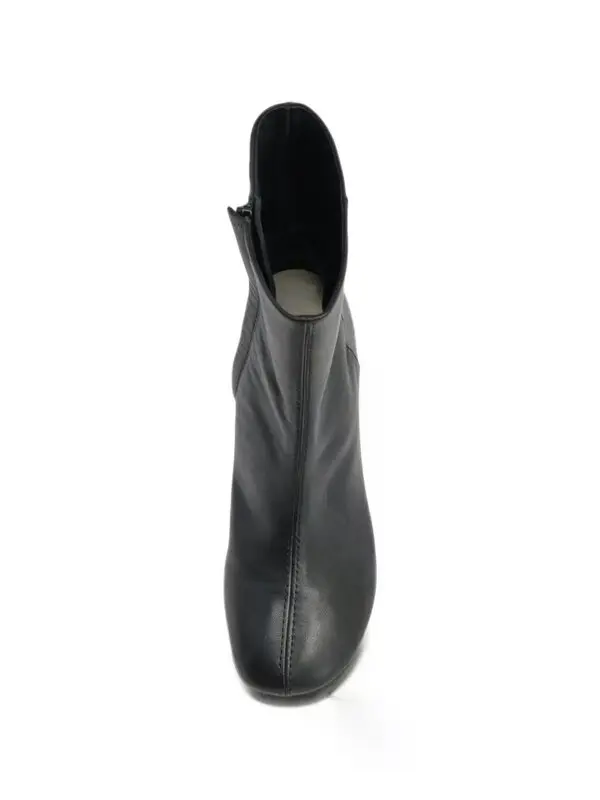 Bimba Y Lola Leather Ankle Boots With Heel