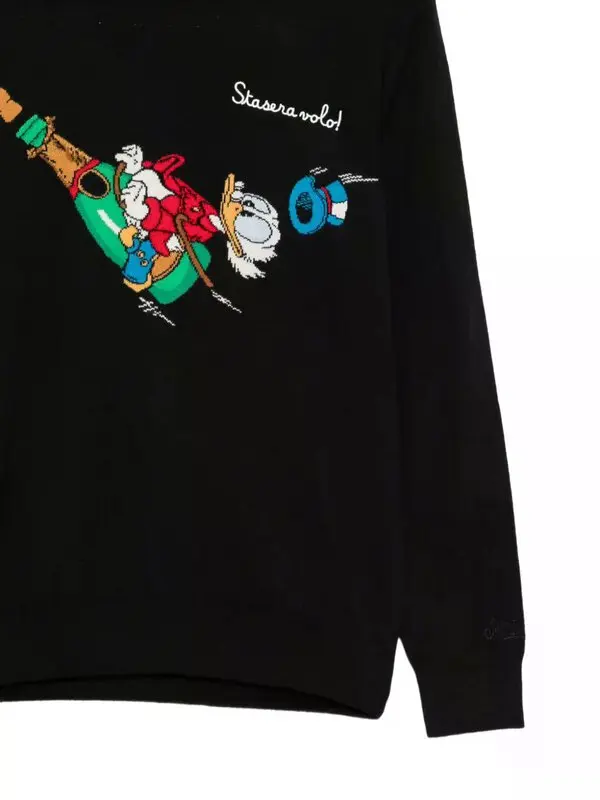 MC2 SAINT BARTH Graphic-intarsia Crew-neck Sweater