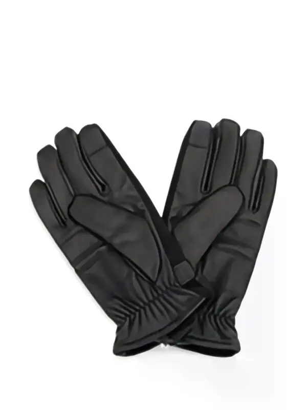 Barbour Nelson Leather Gloves - Black