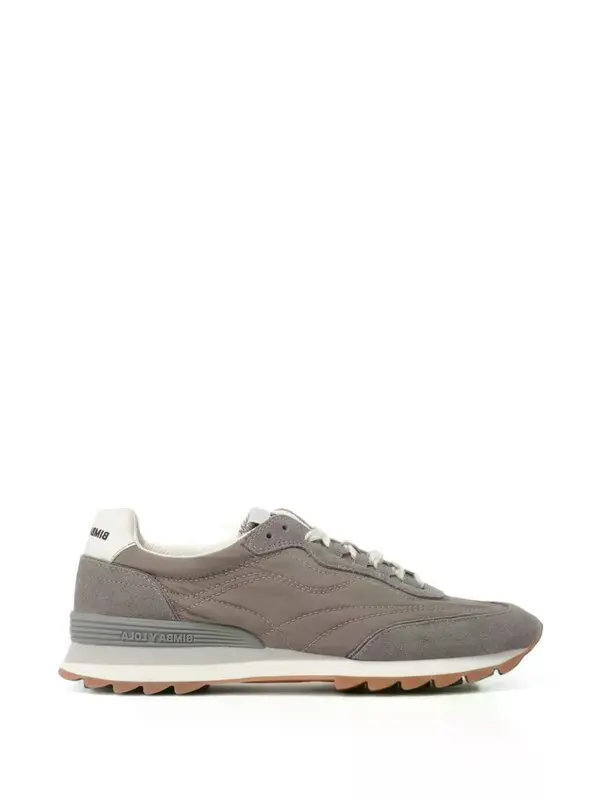 Bimba Y Lola Sneakers 23 In Gray Suede And Fabric