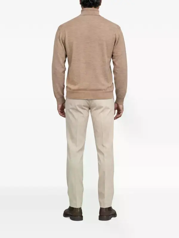 FRANZESE COLLECTION Stefano De Martino Turtleneck Sweater - Neutrals