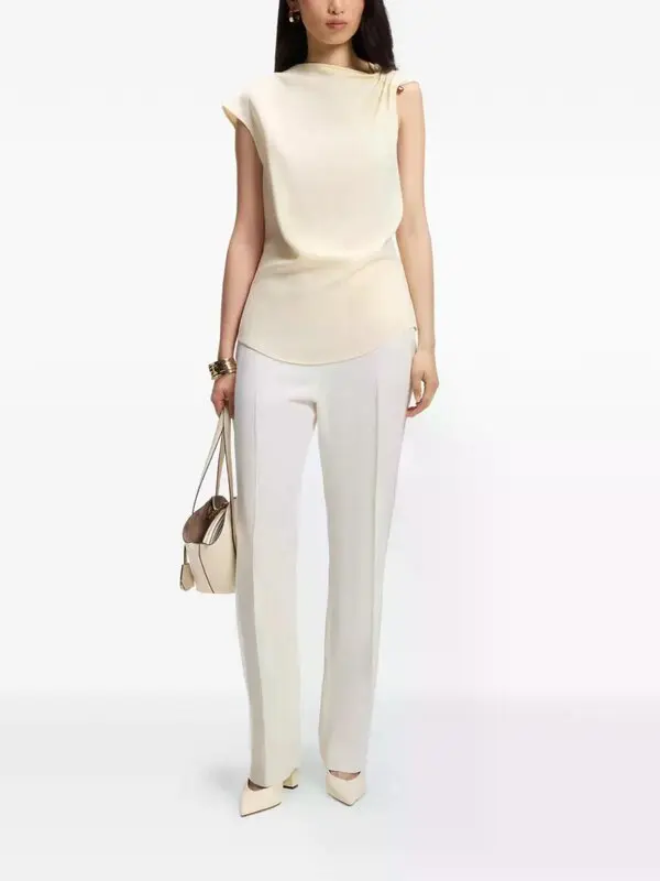 BOSS Heeled Pumps In Leather With Slingback Strap