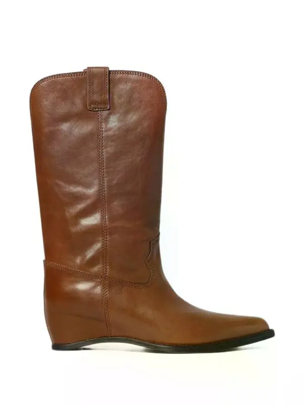 PALOMA BARCELO Gale Pointed-toe Wedge Boots