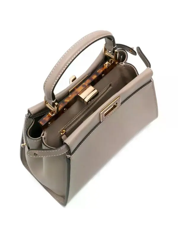 Fendi Peekaboo Mini Tote Bag - Neutrals