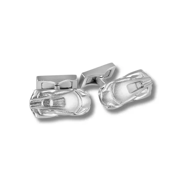 Tateossian Automobili Lamborghini Miniature Cufflinks In Sterling - Silver