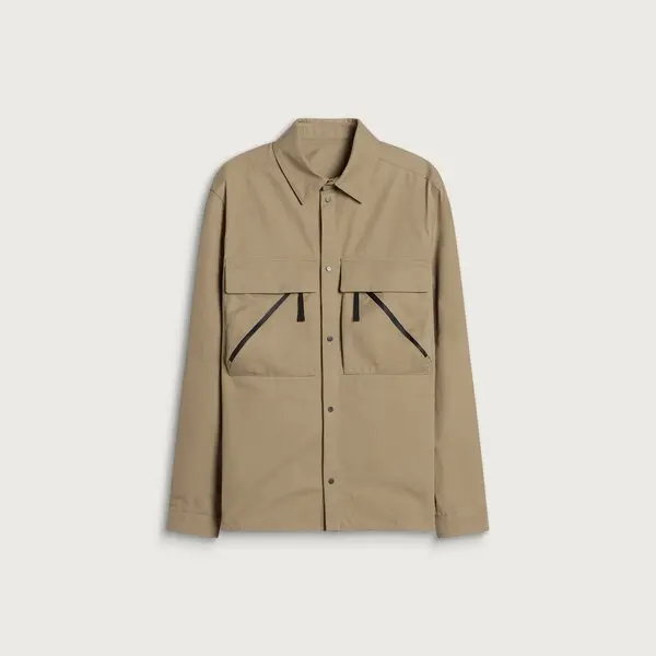 Moncler Brushed Cotton Cargo Shirt