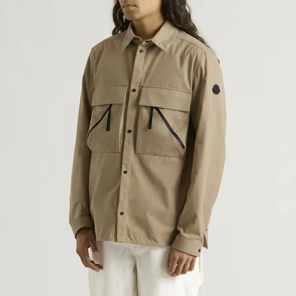Moncler Brushed Cotton Cargo Shirt