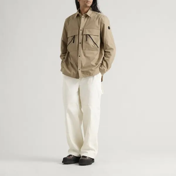Moncler Brushed Cotton Cargo Shirt