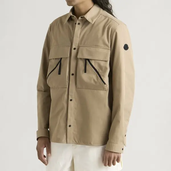 Moncler Brushed Cotton Cargo Shirt