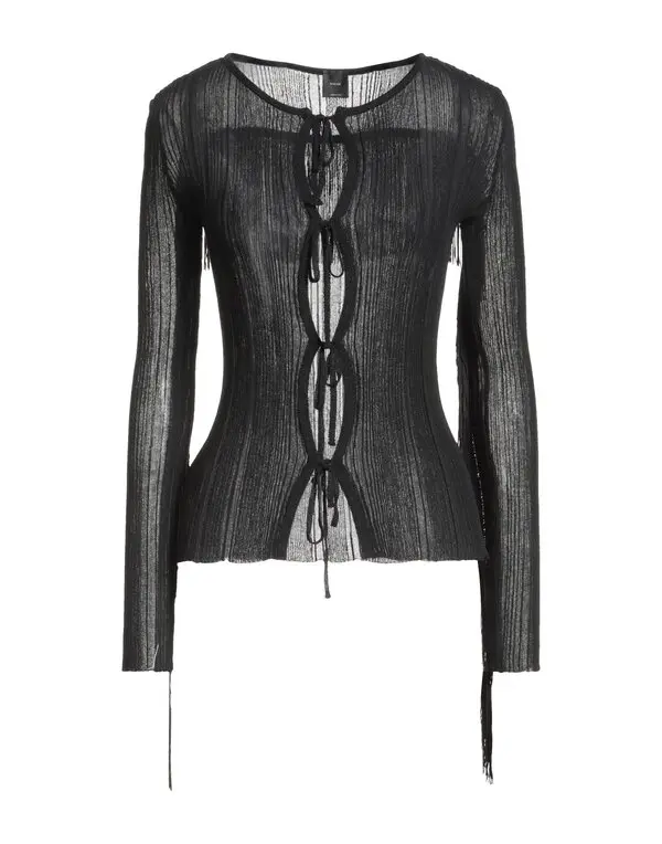 Pinko Cardigan Ivory Size Viscose, Polyamide - Black