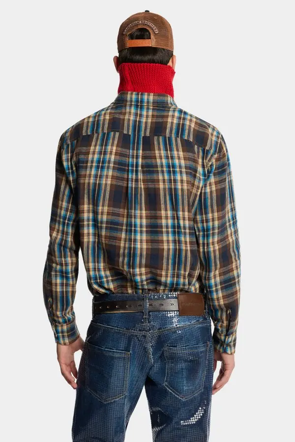 Dsquared2 Hybrid Checked Canadian Shirt