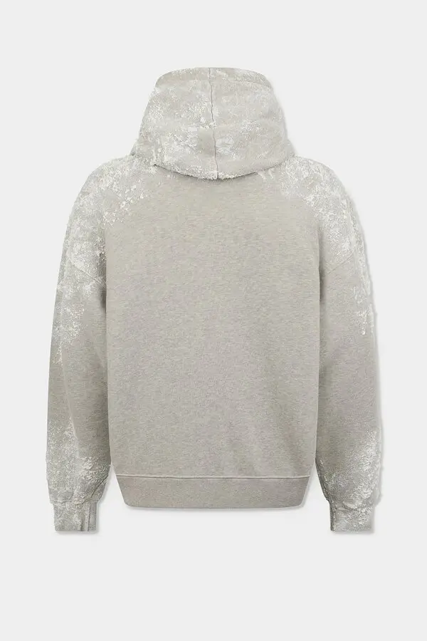 Dsquared2 Frosted Zipped Melange Hoodie