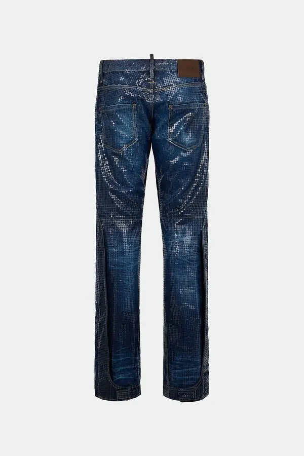 Dsquared2 Dark Iced Paillettes Ski Jeans