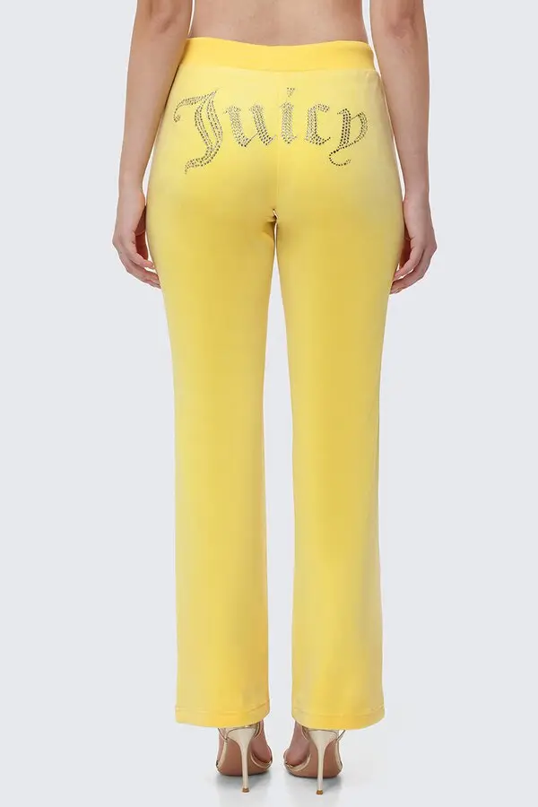 Juicy Couture Og Big Bling Velour Track Pants