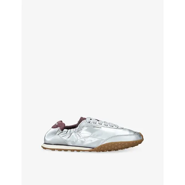 HOFF Bridge Shine Nylon And Suede Trainers - Grey
