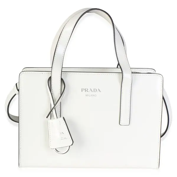 Prada Spazzolato Re-edition 1995 Double Handle Bag