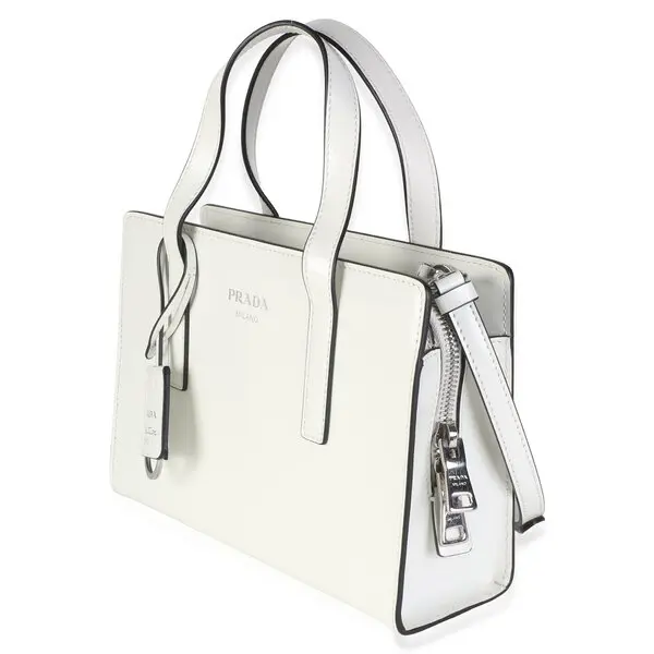 Prada Spazzolato Re-edition 1995 Double Handle Bag