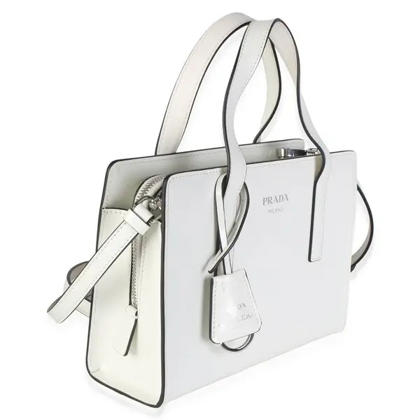 Prada Spazzolato Re-edition 1995 Double Handle Bag