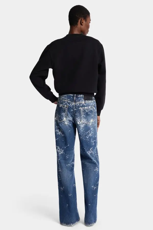 Dsquared2 Medium Snowflakes Baggy Jeans