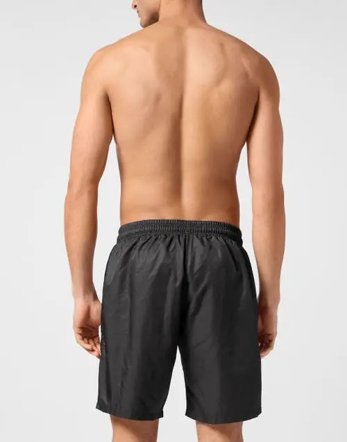 Philipp Plein Swim Boxer Skeleton - Black