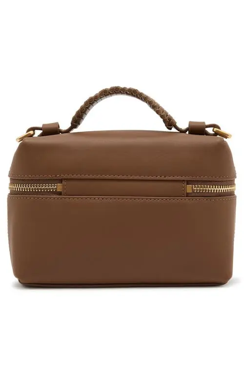 REISS Ines Genuine Calf Hair Crossbody Bag - Tan