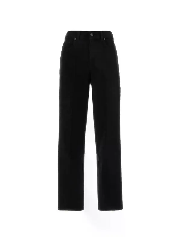 7 For All Mankind Straight-leg Jeans - Black