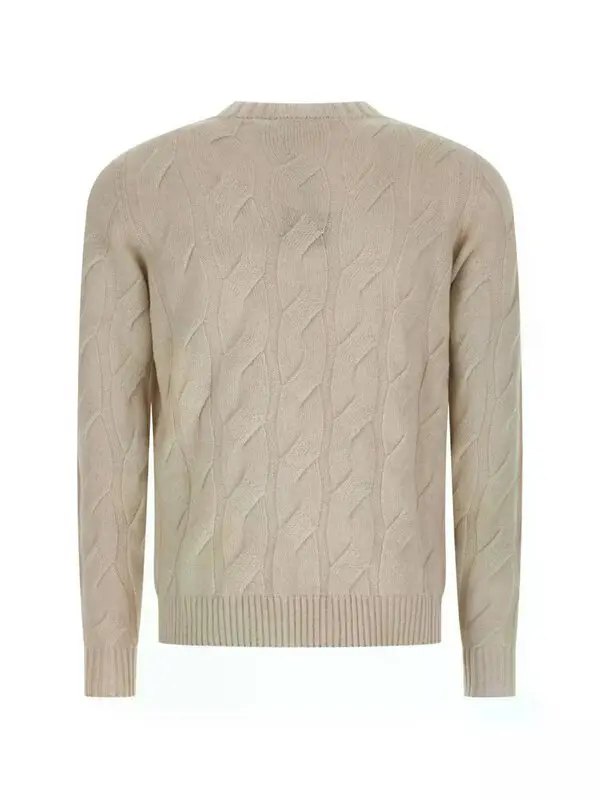 AROVESCIO Cable-knit Crew-neck Sweater