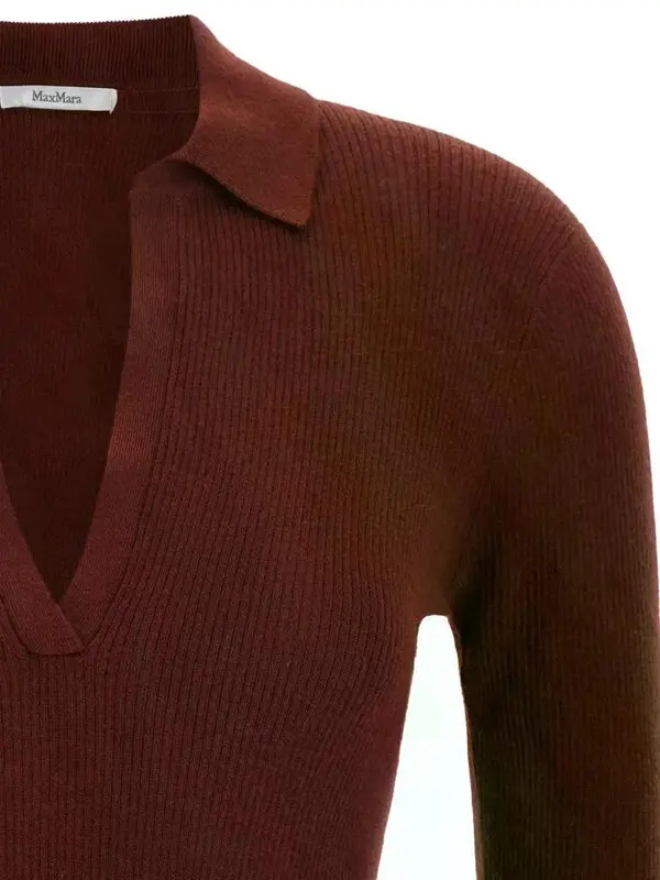Max Mara Angel Ribbed Cashmere Top