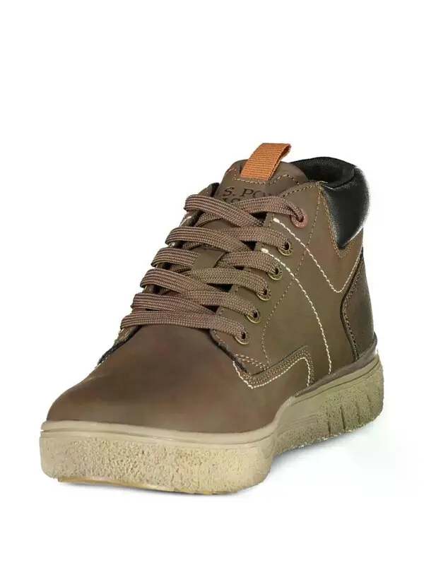 U.s. Polo Assn. Logo-embossed Lace-up Sneakers