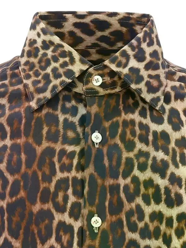 GABRIELE PASINI Leopard-print Shirt