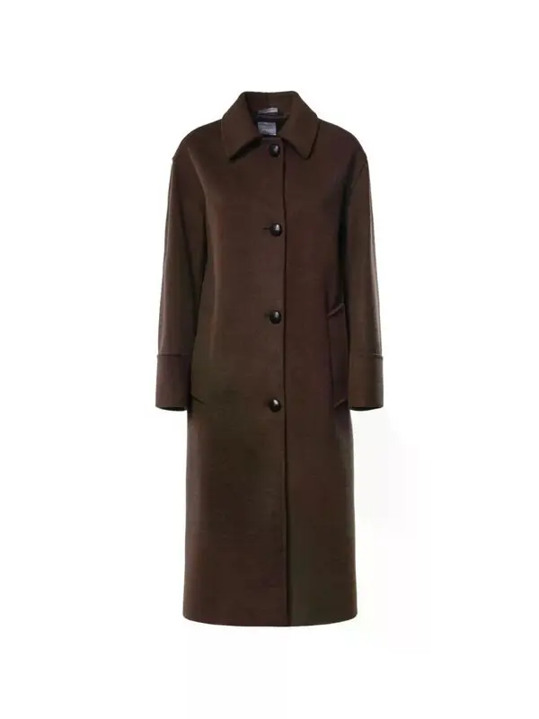 ALISHEVA Button-up Collared Coat