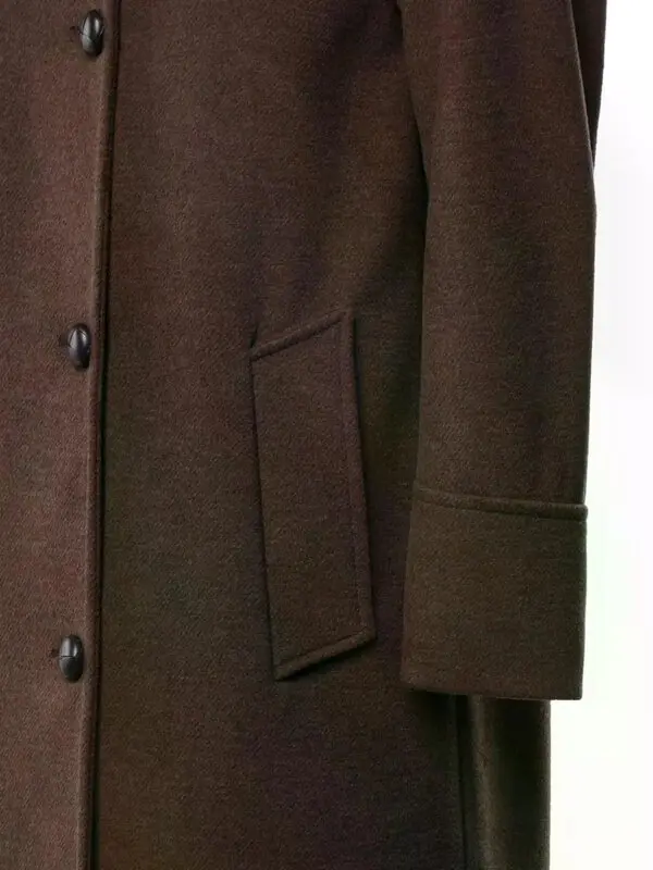 ALISHEVA Button-up Collared Coat