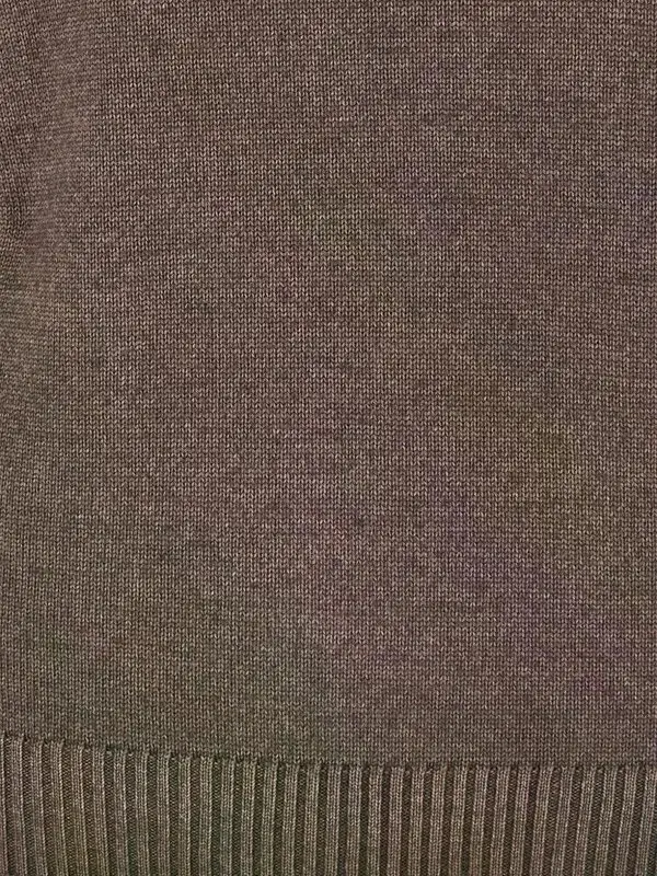 AROVESCIO Ribbed-trim Crew-neck Sweater