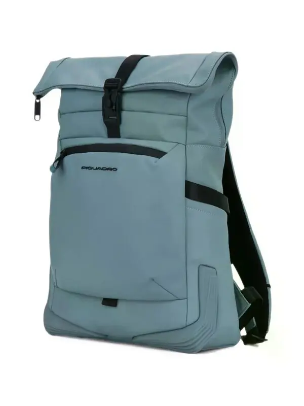 PIQUADRO Roll-top Buckle-fastening Backpack
