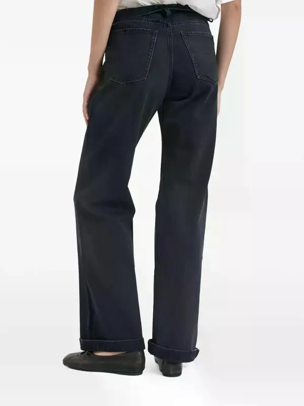 Pinko Roll-waistband Wide-leg Jeans