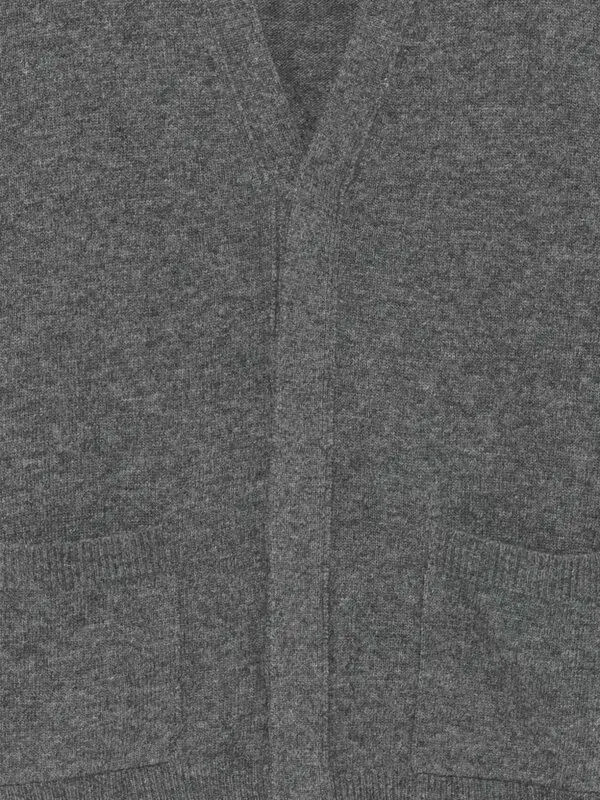 ROBERTO COLLINA Merino Wool Cardigan - Grey