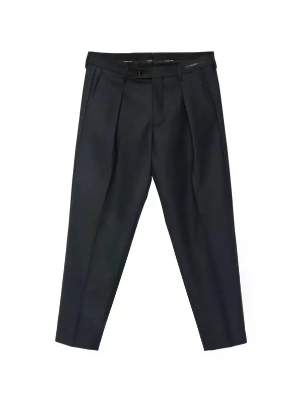 MICHAEL COAL Freddy Pleated Tapered Trousers