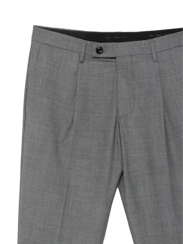 MICHAEL COAL Frederick Pleated-detail Tailored Trousers