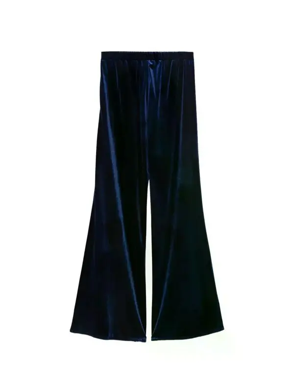 CENERE GB Velvet Flared Trousers