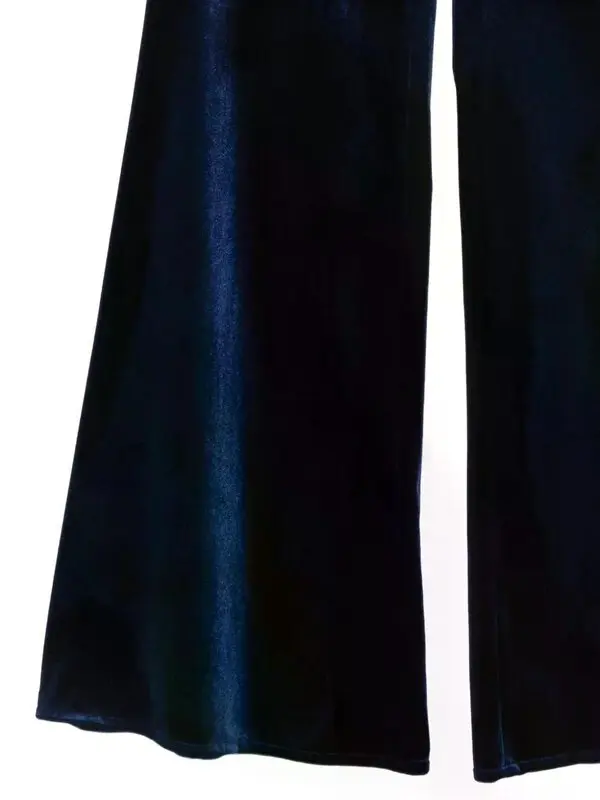 CENERE GB Velvet Flared Trousers