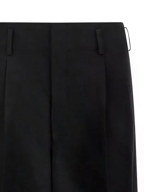 Comme Des Garçons Cropped Wide-leg Trousers