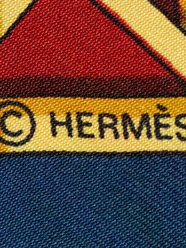 Hermès Silk Scarf - Blue