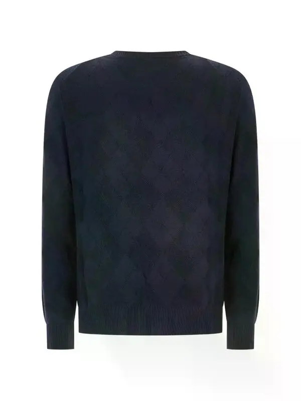BALLANTYNE Argyle-knit Wool Sweater
