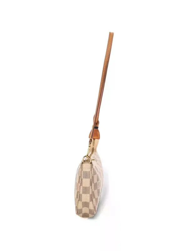 LOUIS VUITTON Pochette Accessoires Damier Azur Clutch Bag