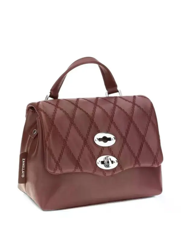 ZANELLATO Postina Quilted Leather Tote Bag