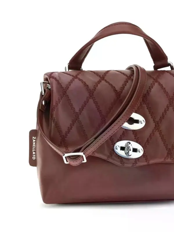 ZANELLATO Postina Quilted Leather Tote Bag
