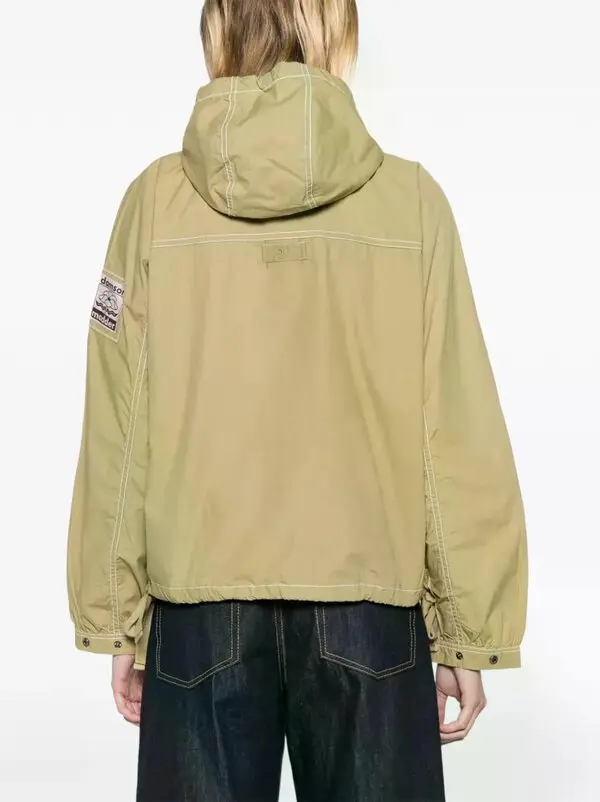 DAMSON MADDER Blake Hooded Jacket Sage
