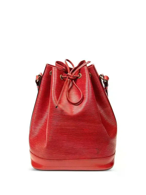 LOUIS VUITTON 1995 Gm Noe Epi-leather Bucket Bag - Red