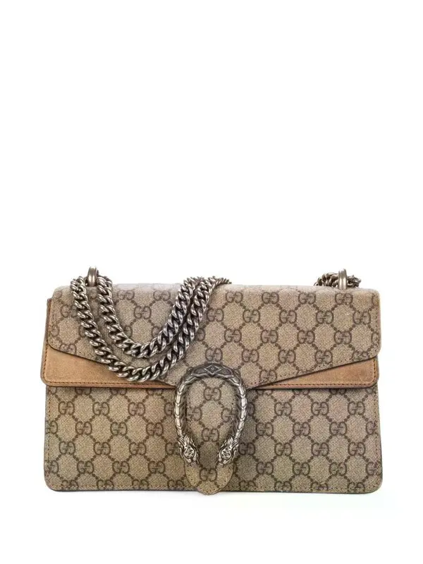 Gucci Dionysus Gg Supreme Shoulder Bag - Neutrals