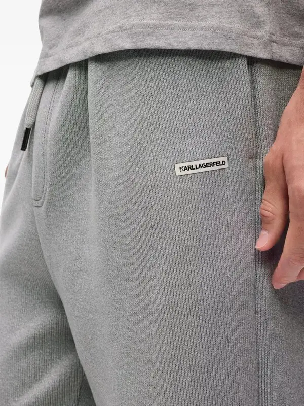 Karl Lagerfeld Logo Rib Loungewear Sweatpants